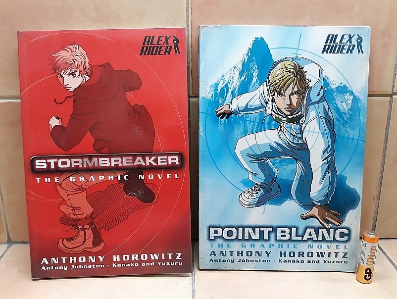 Anthony Horowitz's ALEX RIDER "Point Blanc" & "Stormbreaker" Graphic ...
