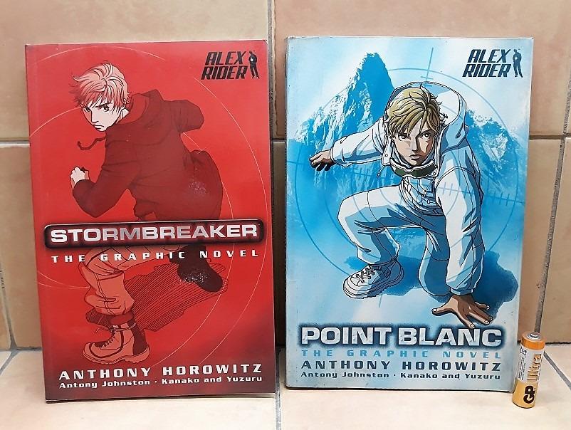 Anthony Horowitz's ALEX RIDER "Point Blanc" & "Stormbreaker" Graphic ...