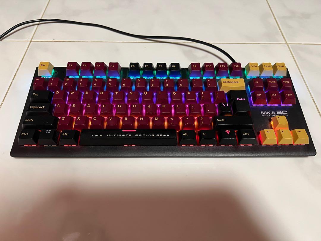 Armageddon MKA-3C Psychfalcon with Custom Keycaps, Computers & Tech ...