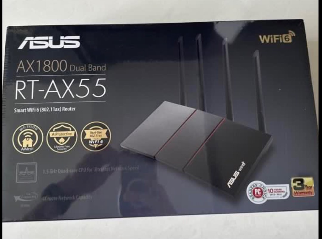 Asus RT-AX55 Router, Computers & Tech, Parts & Accessories, Networking ...