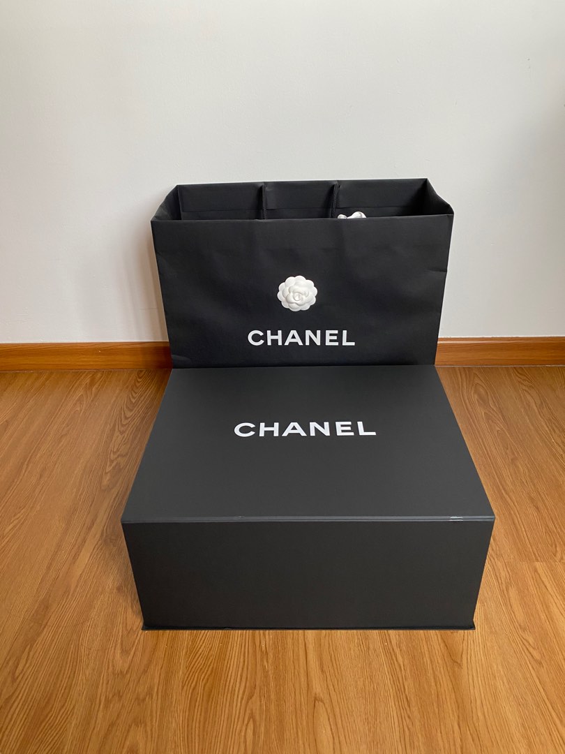 Authentic Chanel Paper Bag and Box, Luxury, Bags & Wallets on Carousell