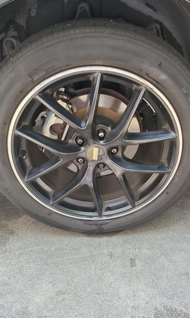Bbs 18 inch rim for alphard and vellfire, Car Accessories, Tyres & Rims ...