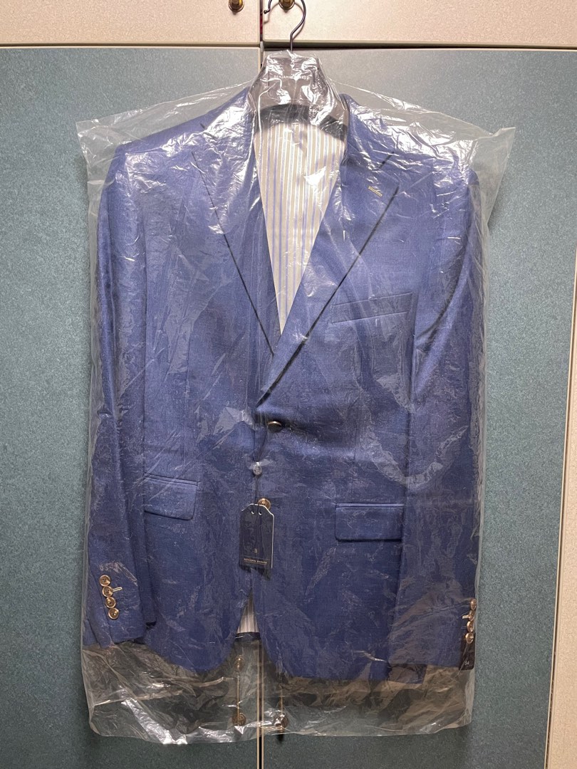 Benjamin Barker Fukaya Classic Blue Jacket, Men's Fashion, Coats ...