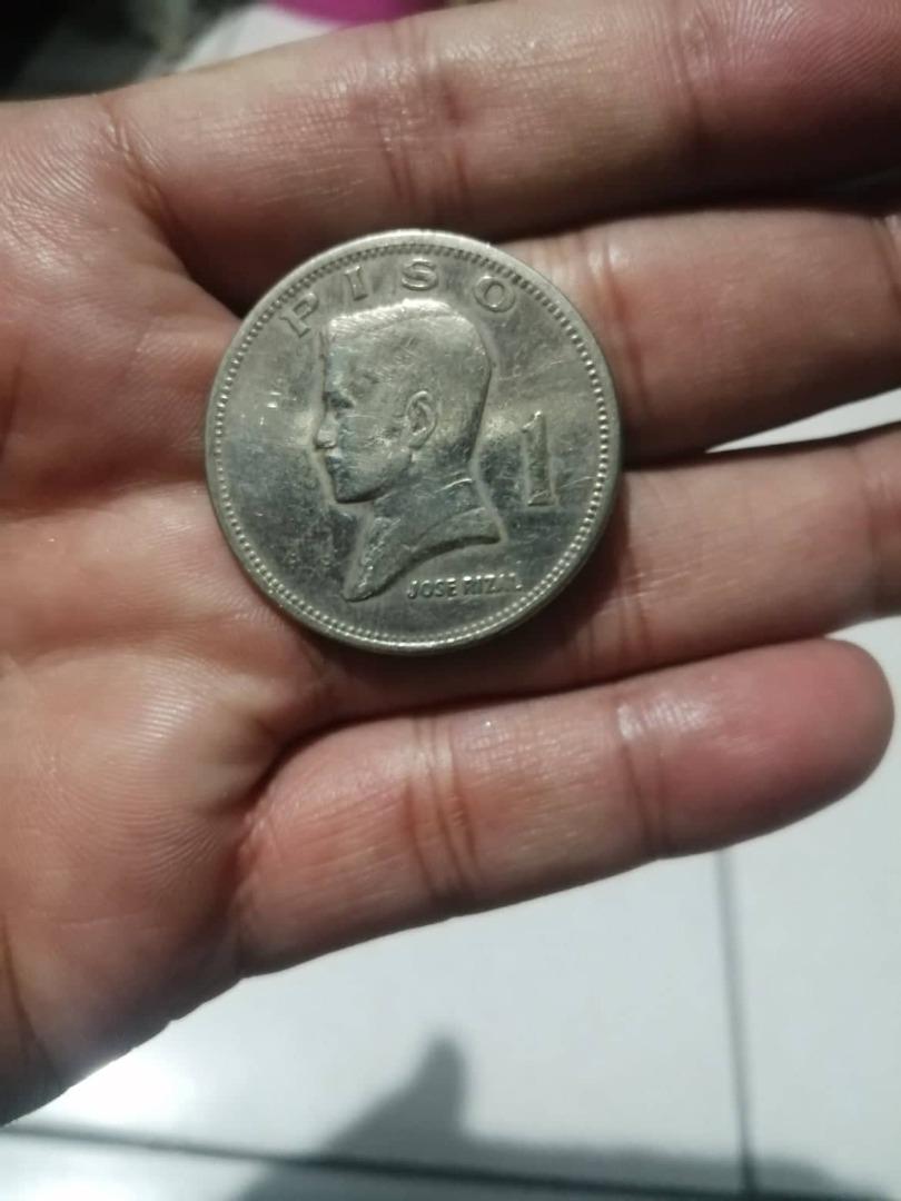 BIG PISO - Old Coin 1972 & 1974 - Jose Rizal Collectibles, Hobbies ...