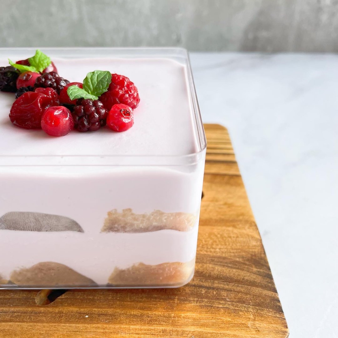 Blackcurrant Tiramisu, Food & Drinks, Homemade Bakes on Carousell