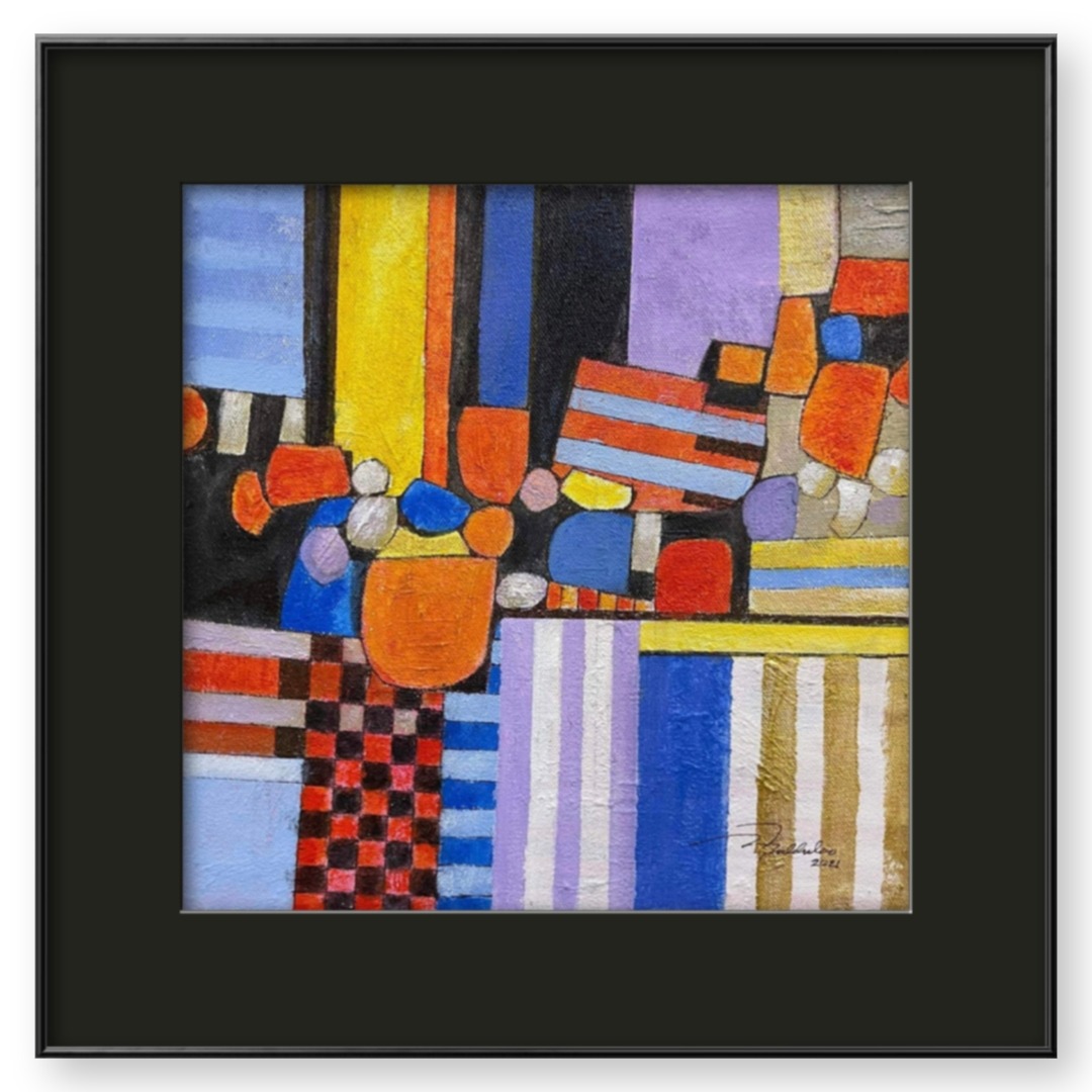 Blue Strips - Robert Duldulao, Hobbies & Toys, Stationary & Craft, Art ...