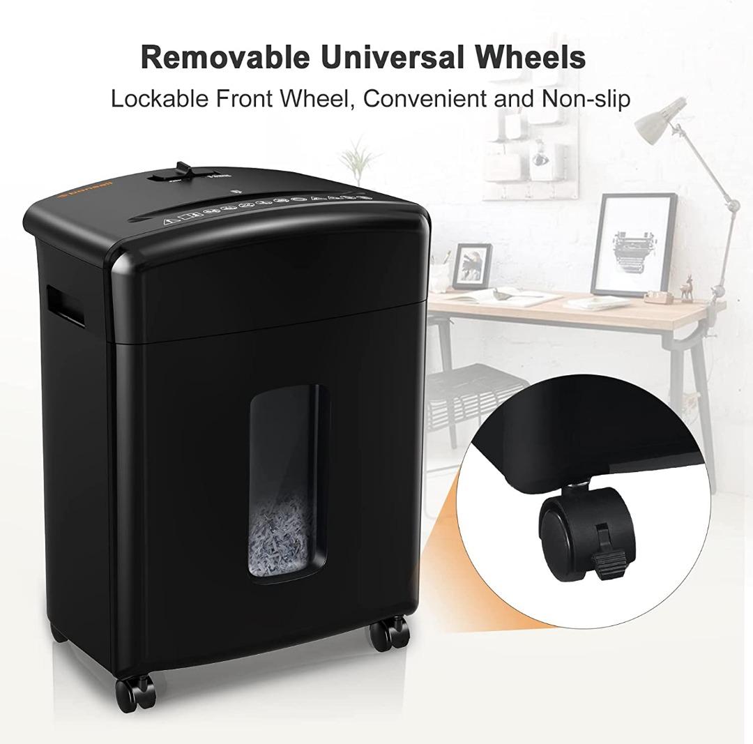 Bonsaii 12 Sheet Heavy Duty Cross Cut Paper Shredder for Office and ...