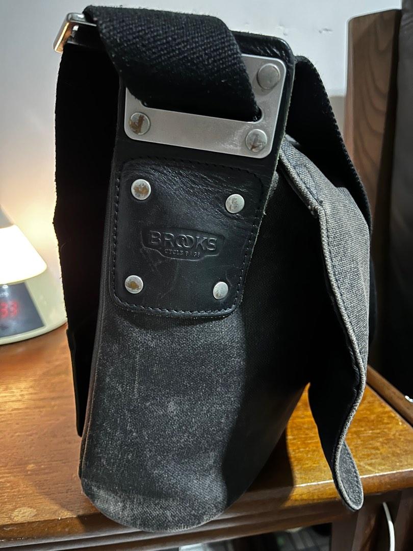 Brooks England - Paddington Leather-Trimmed Coated-Canvas Messenger Bag ...