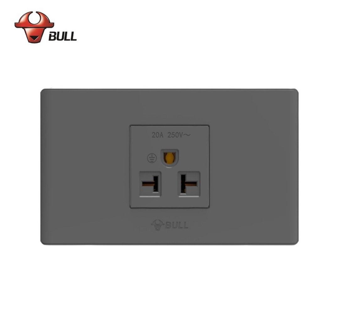 BULL Aircon Socket G04Z110 White and Dark Grey, TV & Home Appliances ...