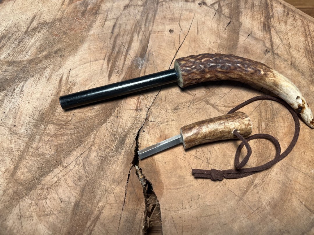 Bushcraft Ferro Rod and Scraper., Sports Equipment, Hiking & Camping on ...