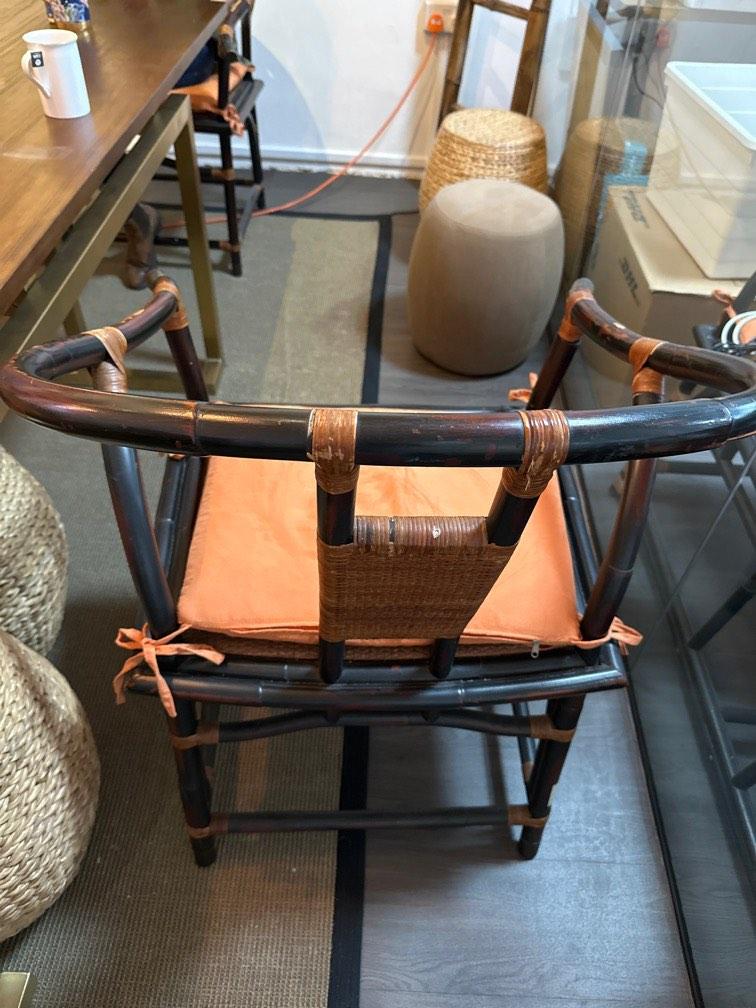 Cane Ming Dynasty Style Armchair, Furniture & Home Living, Furniture ...