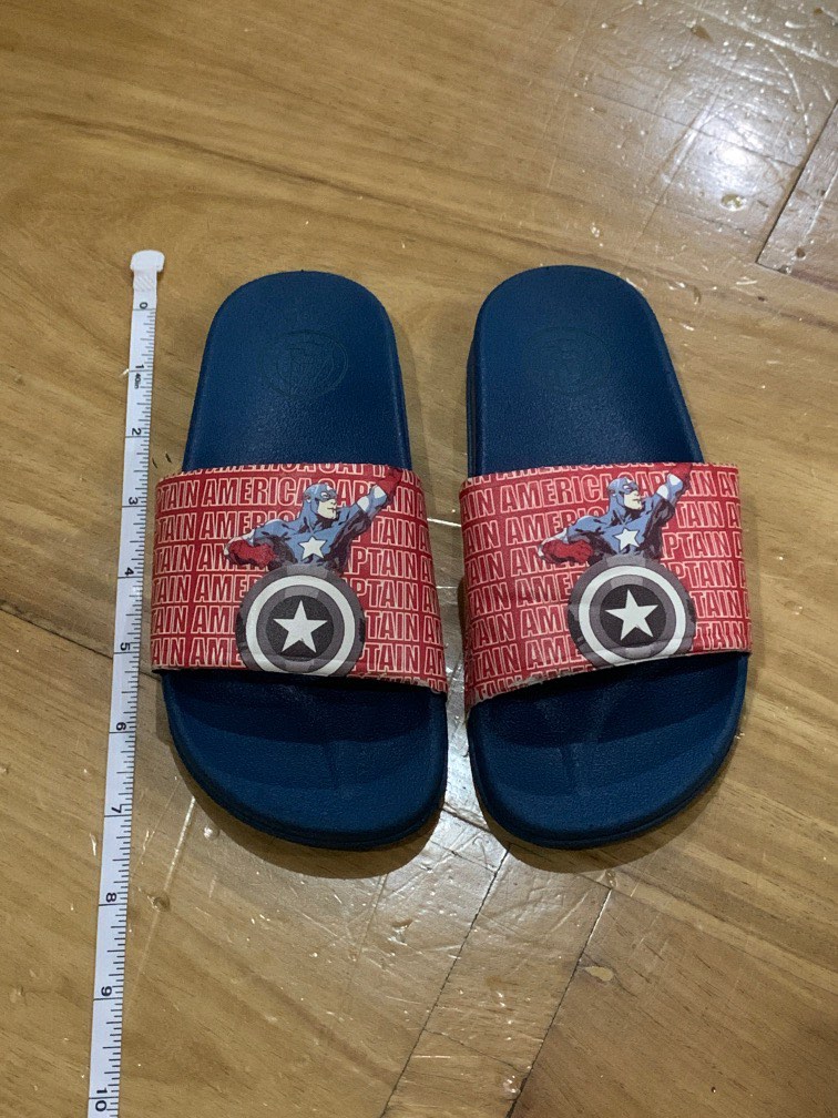 Captain America slippers, Women's Fashion, Footwear, Slippers and ...