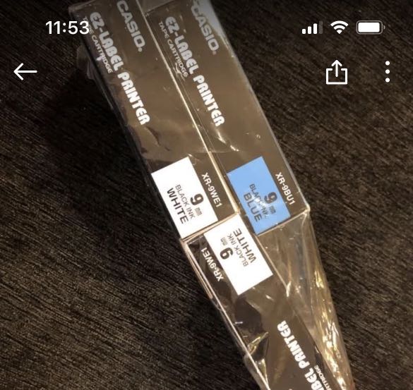 casio labels (3 boxes brand new), Everything Else on Carousell