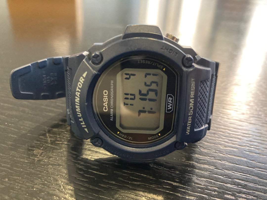 Casio W 219H, Men's Fashion, Watches & Accessories, Watches on Carousell