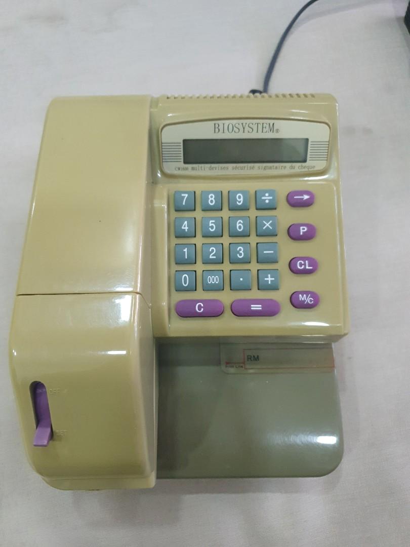 Cheque Writer, Computers & Tech, Office & Business Technology on Carousell