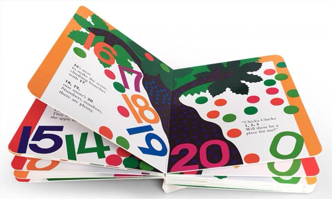 Chicka Chicka Boom Boom/ 123 (Board Book), Hobbies & Toys, Books ...