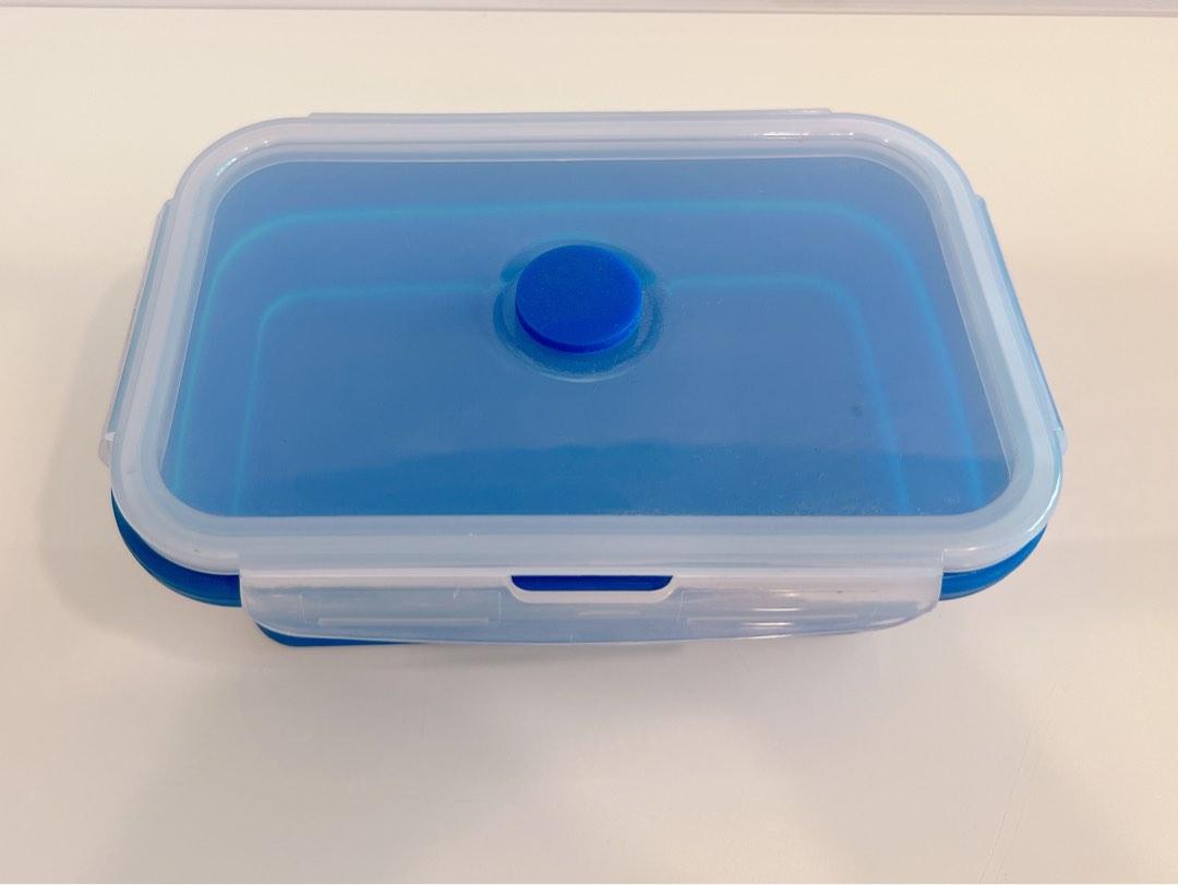 Collapsible Silicon Tupperware Lunch Box, Furniture & Home Living ...