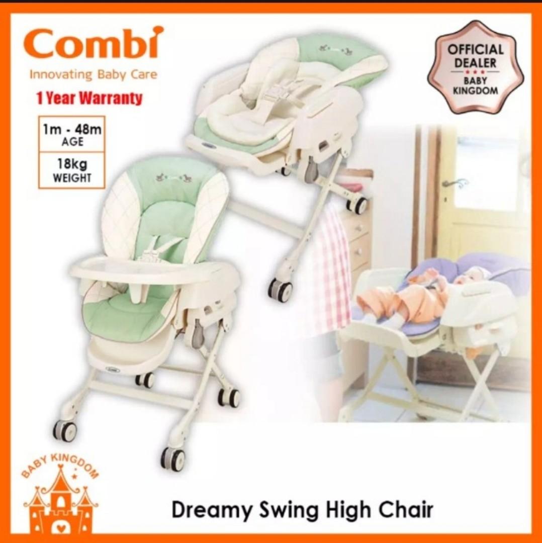 Combi Dreamy Swing High Chair, Babies & Kids, Baby Nursery & Kids ...