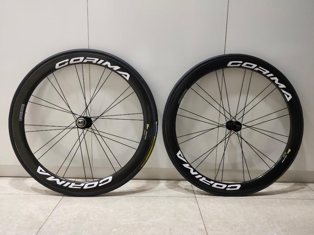 2022 Track Corima 47 WS1 Tubular Wheelset, Sports Equipment, Bicycles ...