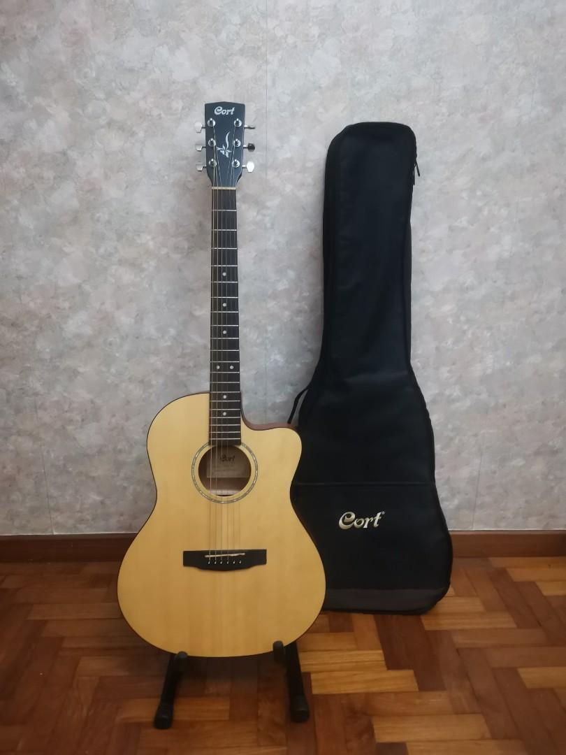 Cort Acoustic Guitar, Hobbies & Toys, Music & Media, Musical ...