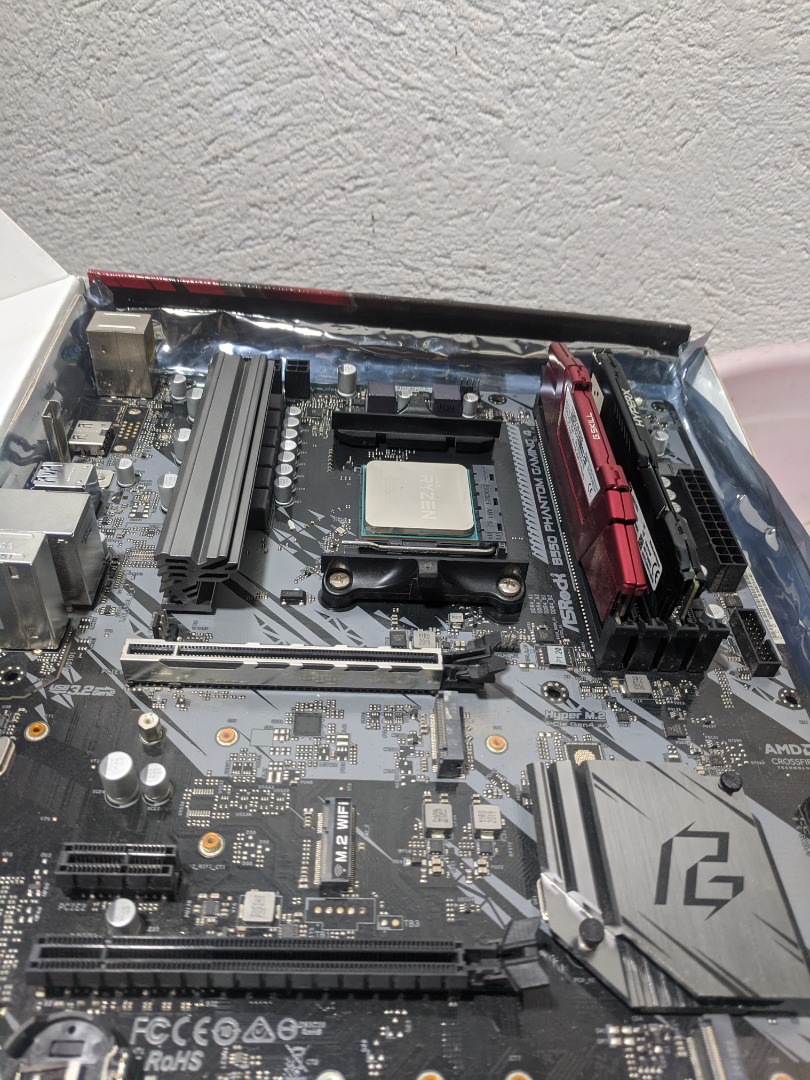 CPU Motherboard bundle with RAM Ryzen, Asrock, Gskill, Computers & Tech ...