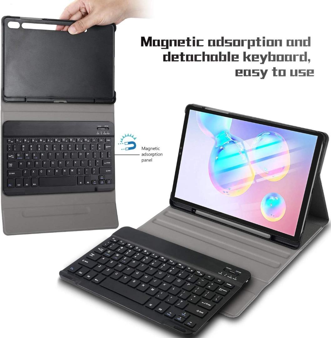 ELTD Keyboard Case for Samsung Galaxy Tab S6 10.5 (QWERTY), Slim Case ...