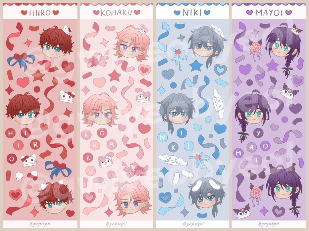 enstars x sanrio sticker sheet, Hobbies & Toys, Memorabilia ...