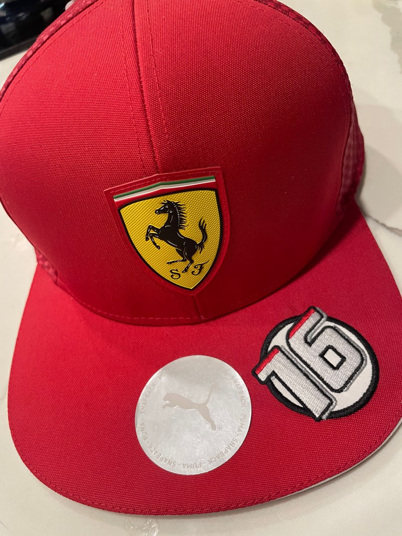 Ferrari Charles Leclerc Cap, Men's Fashion, Watches & Accessories, Caps ...