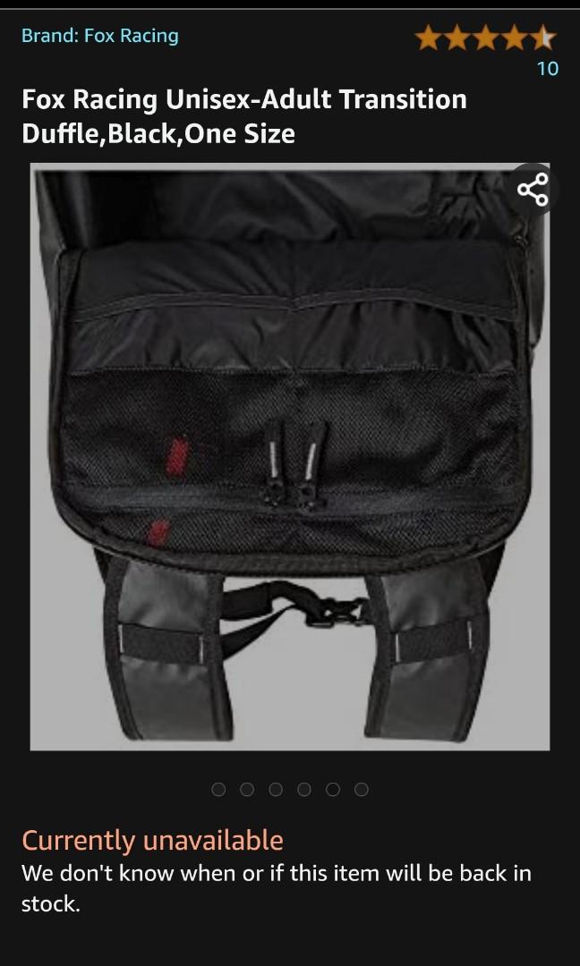 Fox Racing Transition Duffle Bag, Men's Fashion, Bags, Backpacks on ...