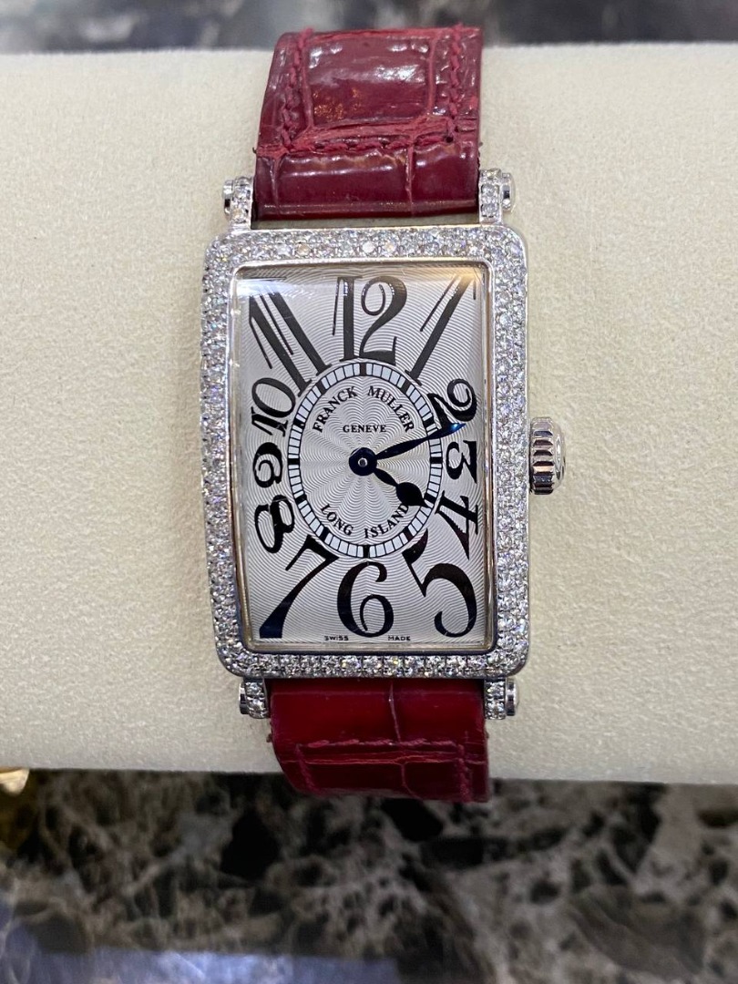 FRANCK MULLER LONG ISLAND DIAMOND LADIES WATCH REF: 902QZD -FULL SET ...