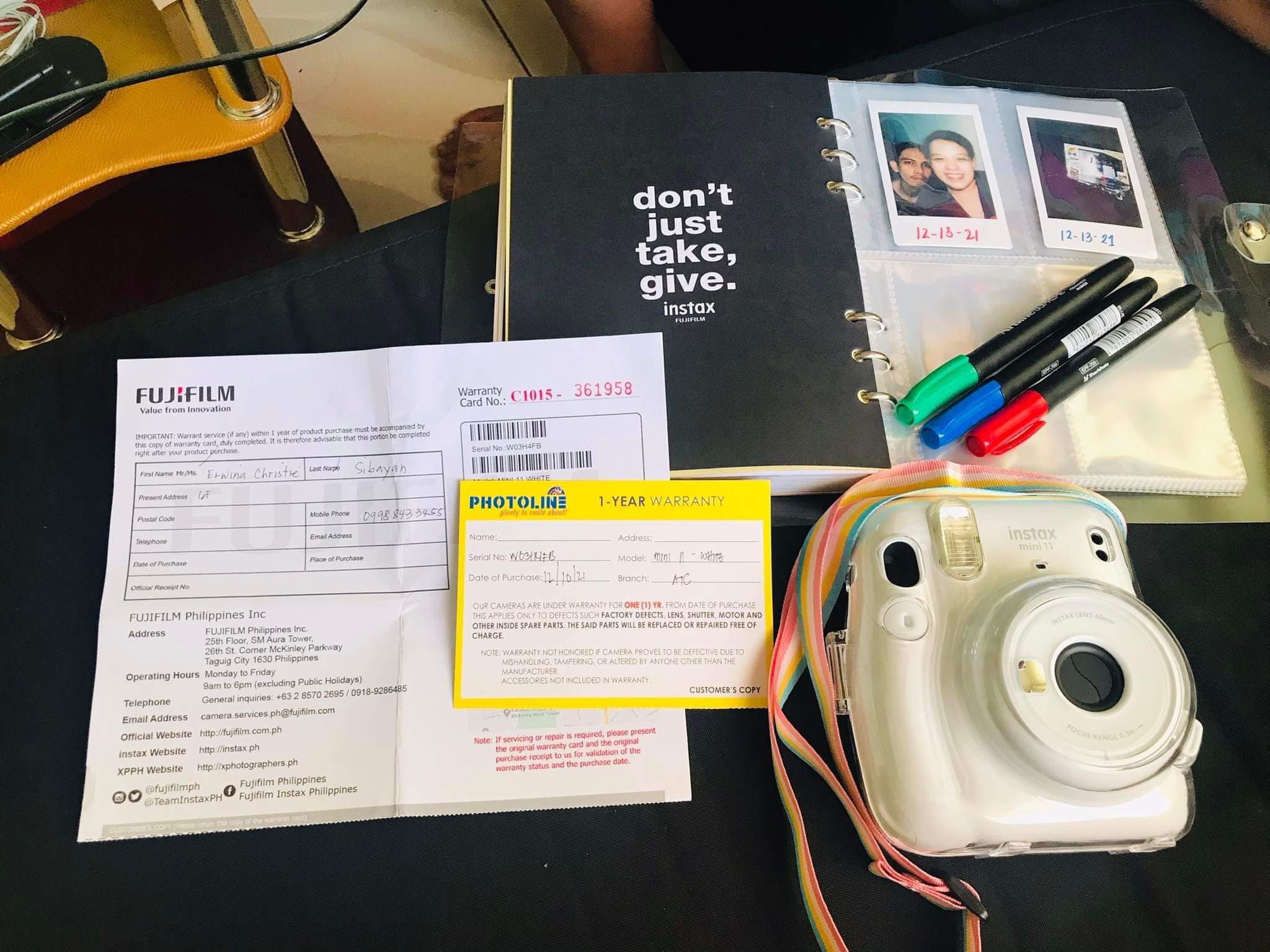 Fujifilm Instax Mini 11 Photo Journal Kit, Photography, Cameras on ...