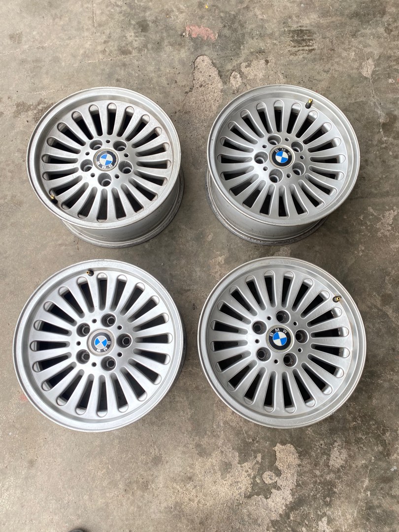 Genuine BMW E39 Sport rim wheels 16 inch, Auto Accessories on Carousell