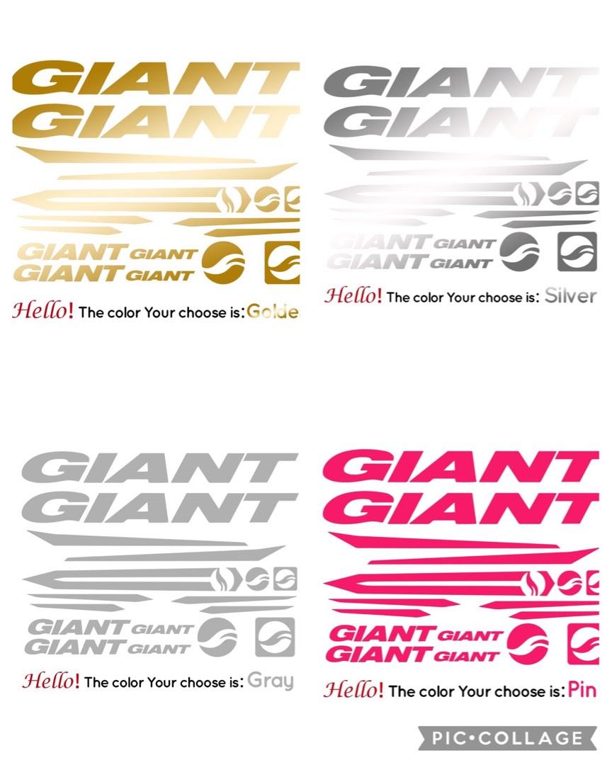 GIANT decals for bicycle frames/ Car (BRAND NEW/ READY STOCK), Sports ...