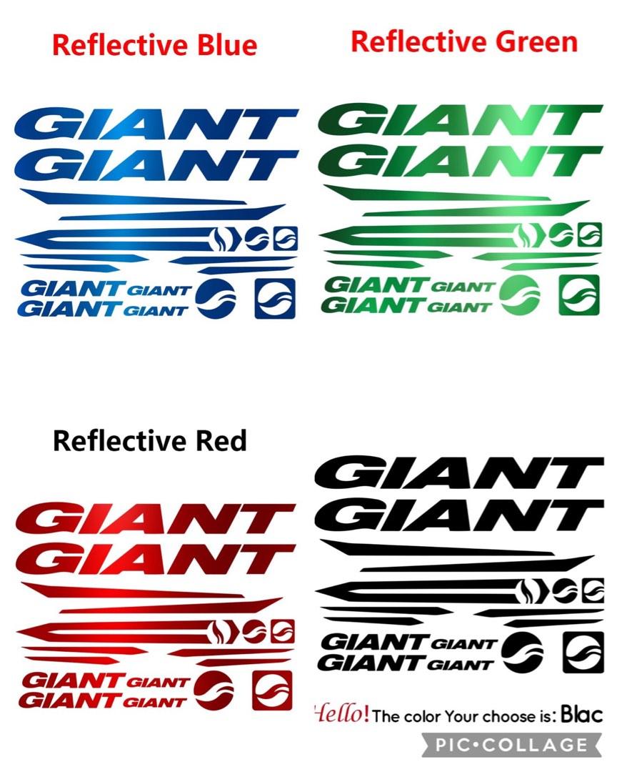 GIANT decals for bicycle frames/ Car (BRAND NEW/ READY STOCK), Sports ...