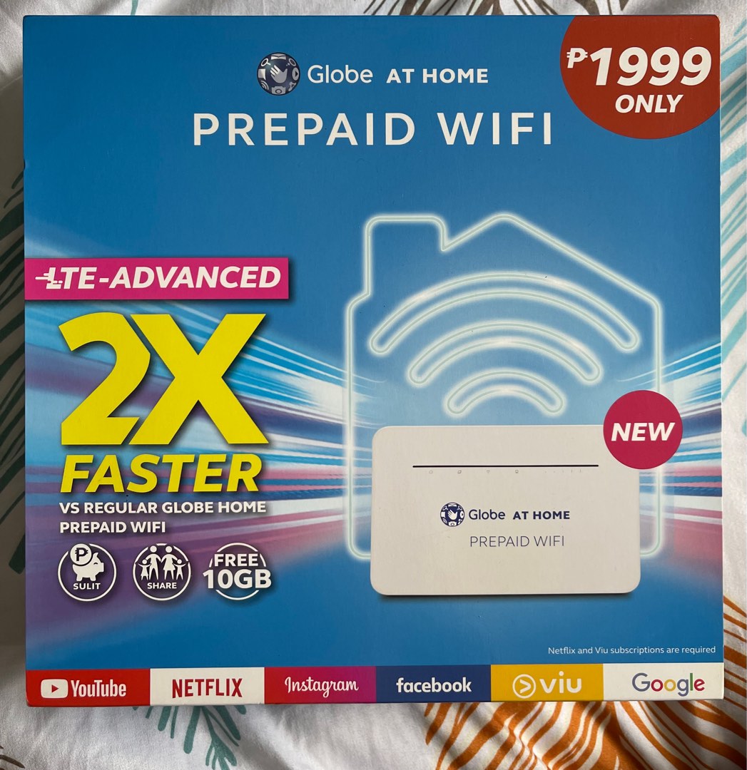 Globe at Home Prepaid Wifi LTE-Advanced Modem, Computers & Tech, Office ...