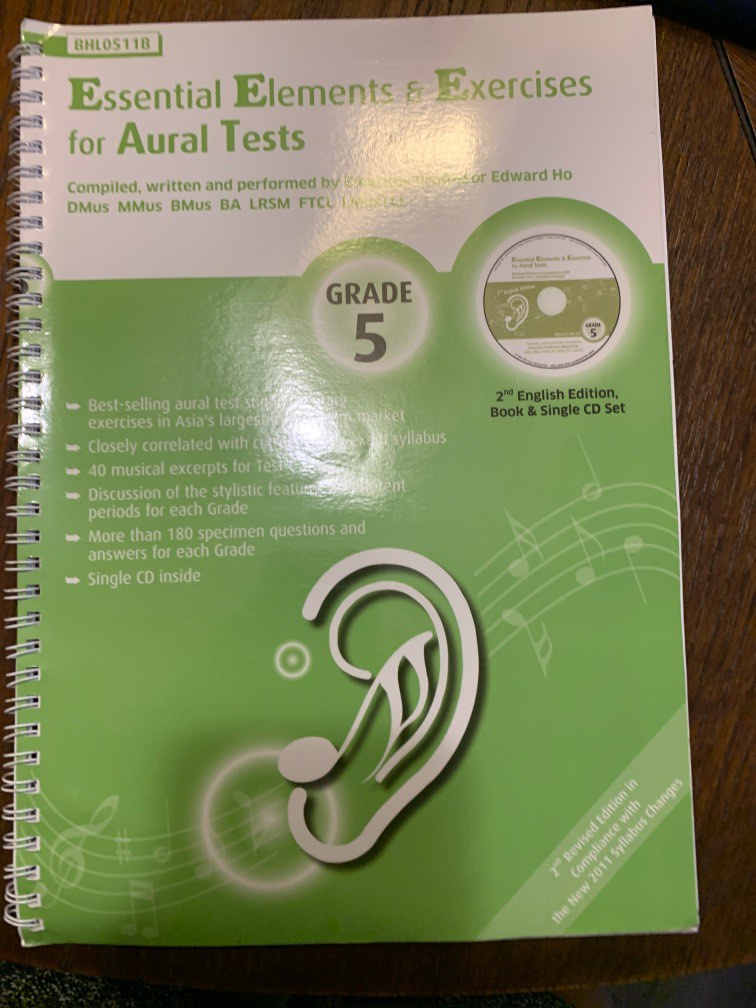 Grade 5 aural tests with CD, 興趣及遊戲, 音樂樂器 & 配件, 音樂與媒體 - 樂譜 - Carousell