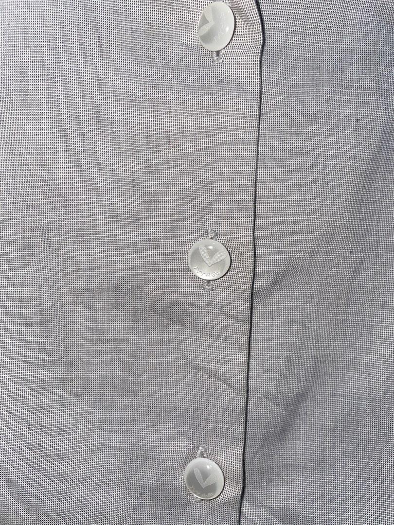 Grey Korean Outer Uniform Ivy Club, Fesyen Wanita, Pakaian Wanita ...