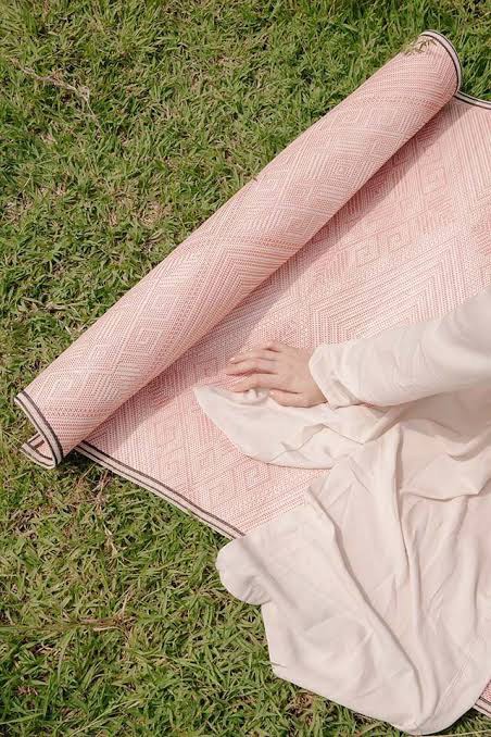 Halohalo Pink/Blue Banig, Furniture & Home Living, Home Decor, Carpets ...