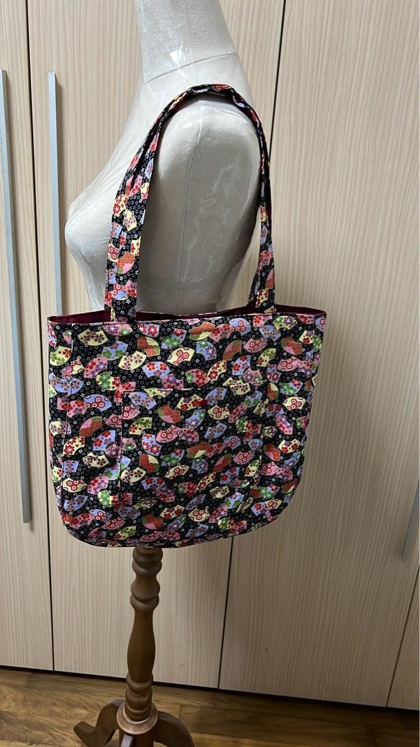 Handmade fabric bag, Women's Fashion, Bags & Wallets, Shoulder Bags on ...