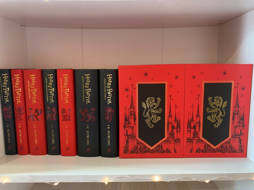 BOOKS- Harry Potter by JK Rowling Gryffindor Hogwarts House Anniversary ...