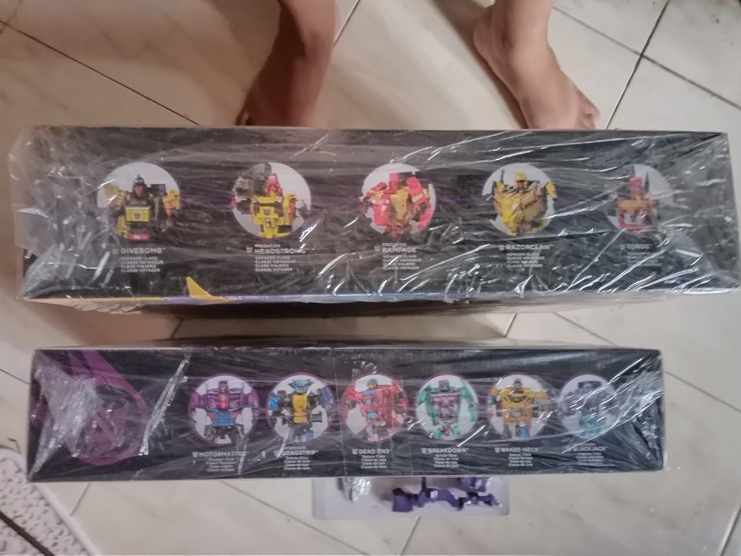 Transformers Hasbro combiner titan class predaking and menasor with pe ...