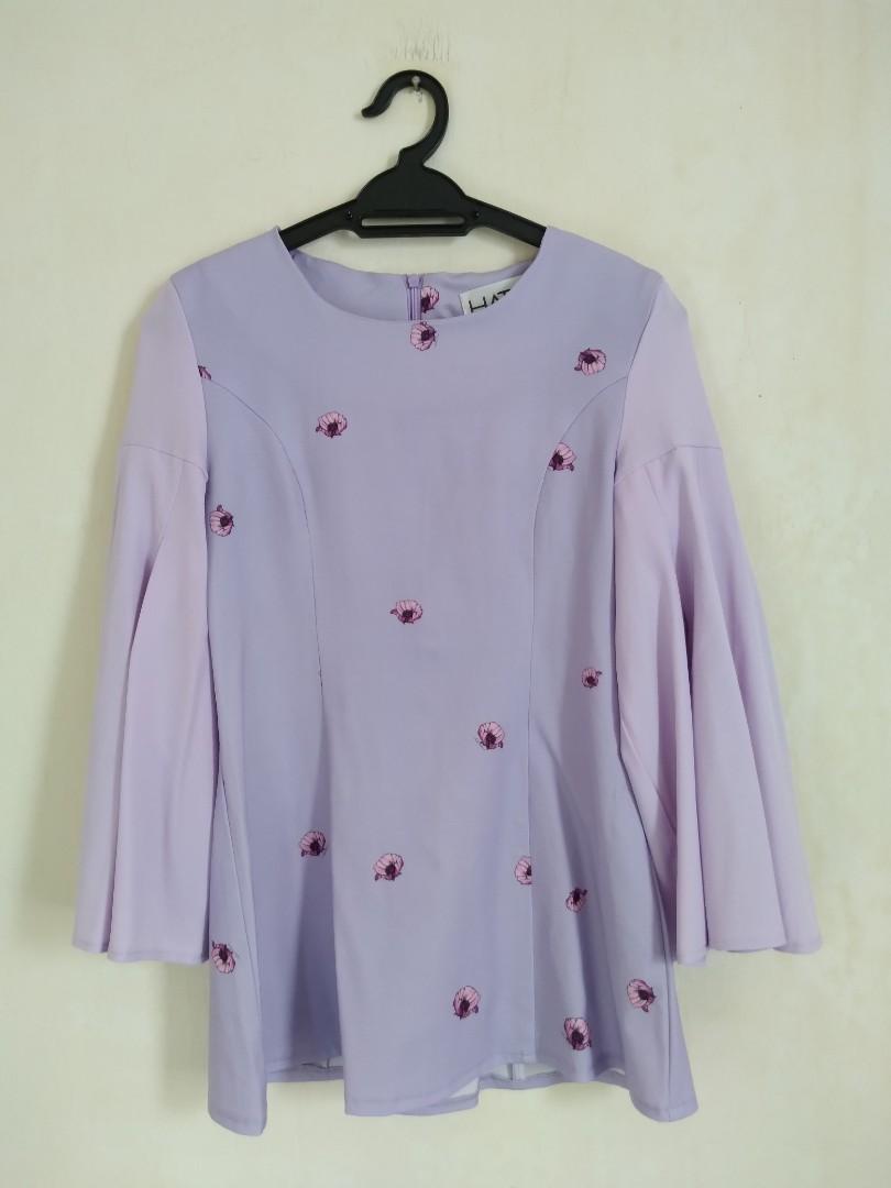 Hatta Dolmat x Zalora Baju Kurung, Women's Fashion, Muslimah Fashion ...