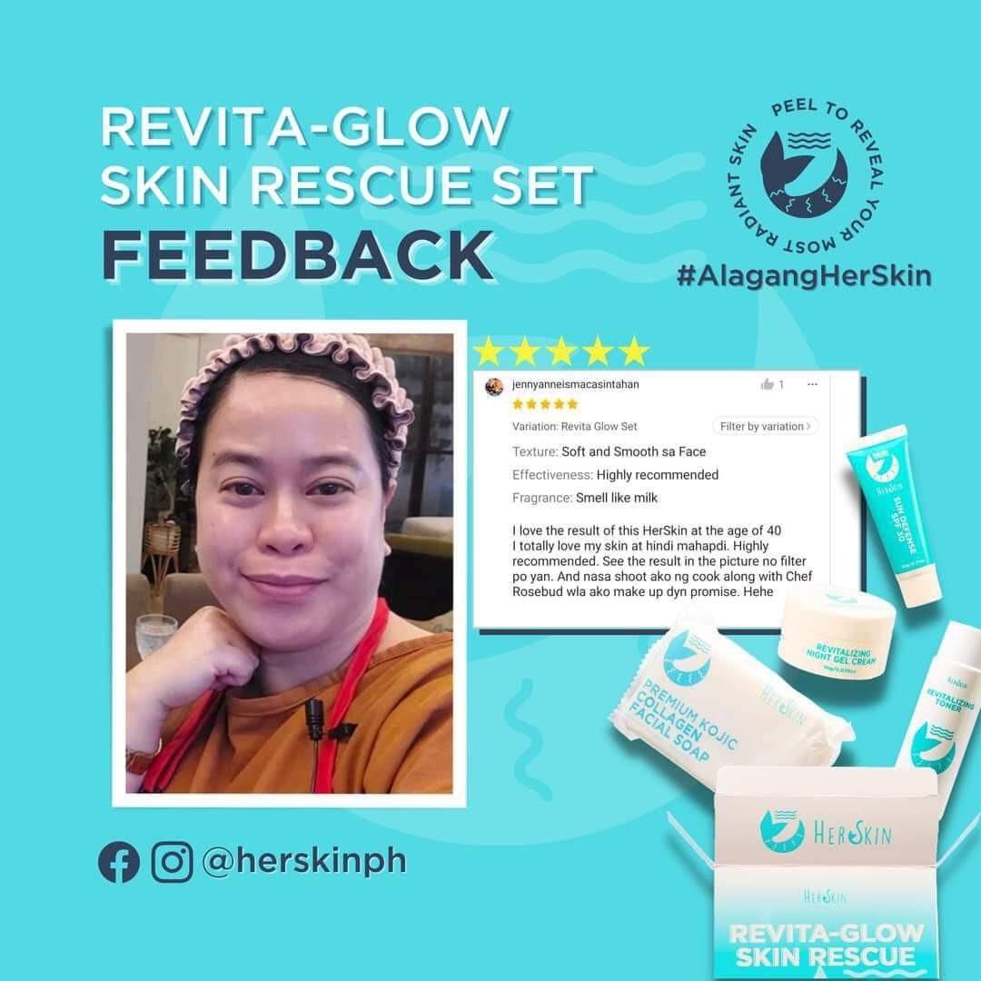 HER SKIN - Revita-glow Skin Rescue Set, Beauty & Personal Care, Face ...