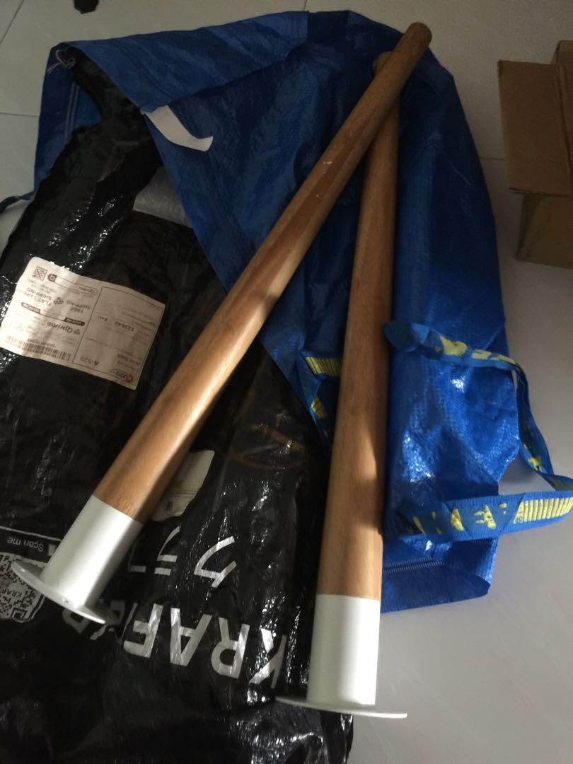 HILVER ( table legs from IKEA), Furniture & Home Living, Furniture ...