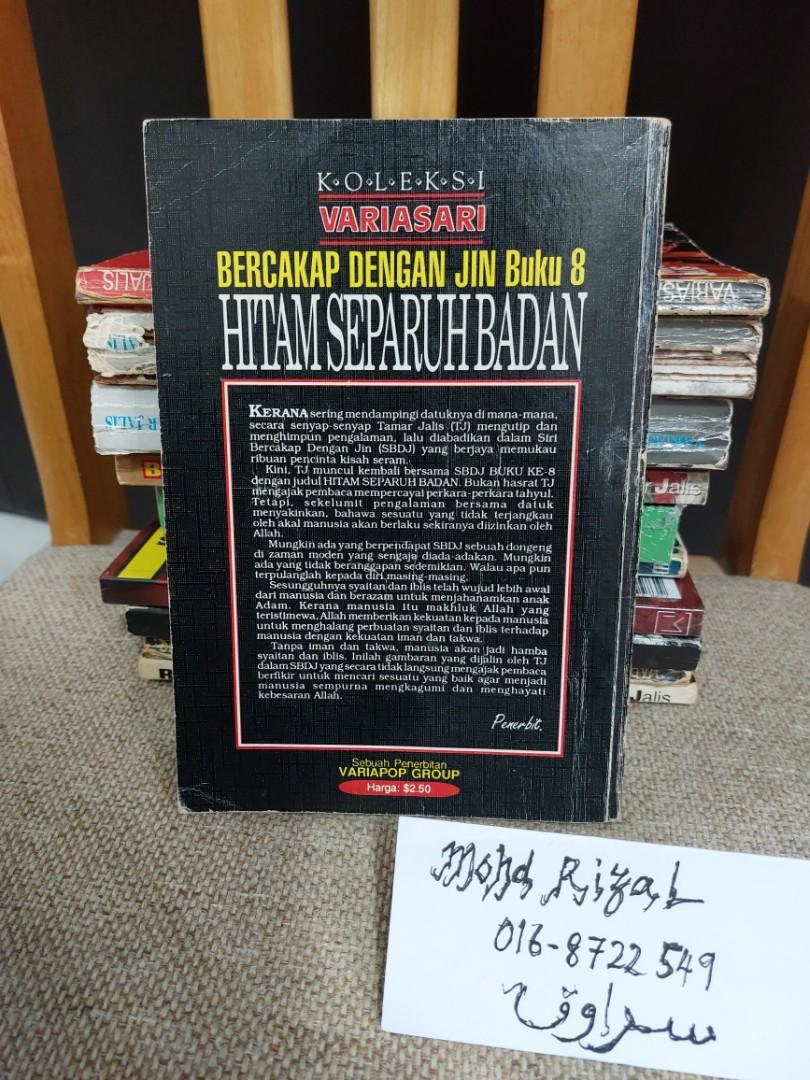 Hitam Separuh Badan Novel Seram Siri Bercakap Dengan Jin no.8 - Tamar ...