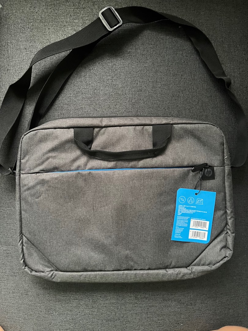 HP laptop bag 15.6 in. Brand New. color gray, Men's Fashion, Bags ...