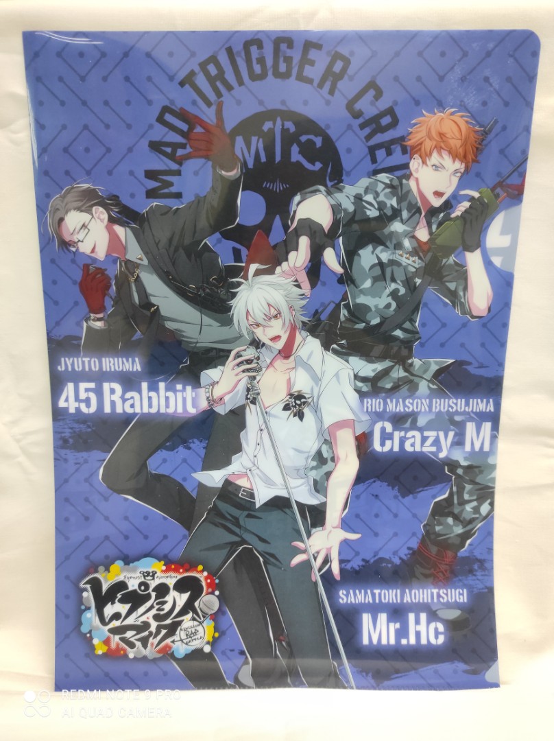 Hypnosis Microphone A4 Folder, Hobbies & Toys, Collectibles ...