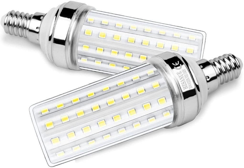 HZSANUE LED Corn Bulbs 20W , E14 Small Edison Screw Bulbs, 2000Lm, 6000K Daylight White,150W ...