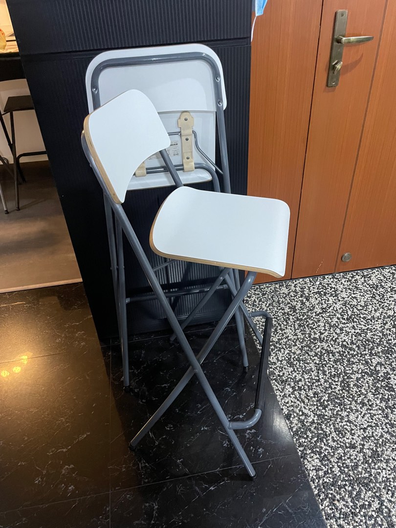 Ikea Franklin Bar stool 73cm, Furniture & Home Living, Furniture ...