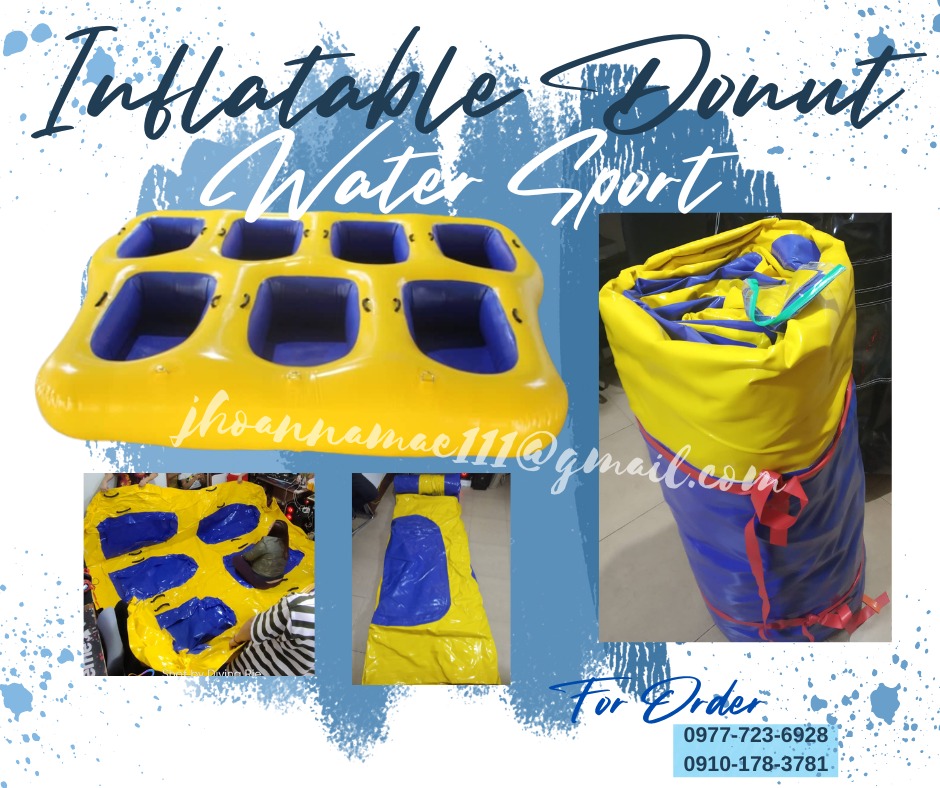Inflatable Donut Boat 7 Seater Water Sport Equipment, Sports Equipment ...
